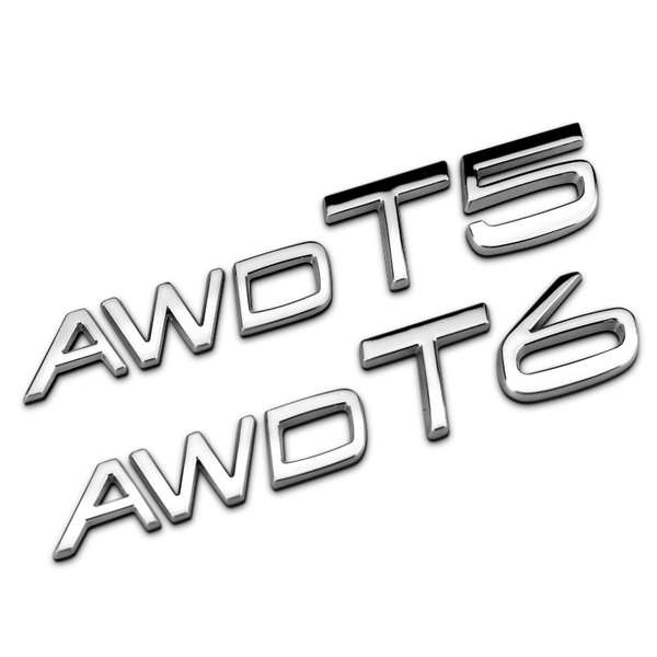 Volvo Car Sticker Car Logo Metal AWD T5 T6 Car Logo S60L XC60 V40 XC90 ...