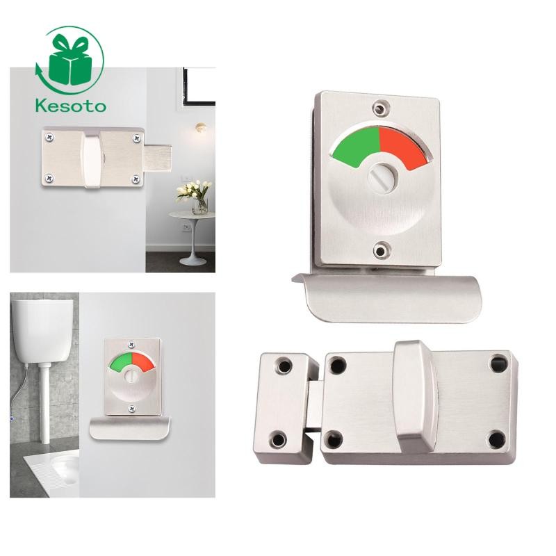 Kesoto Partition Door Lock Latch Stainless Steel Durable Latch ...