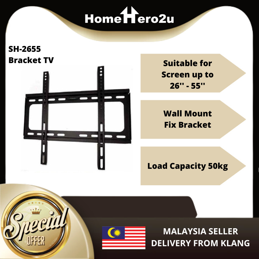 Universal Wall Mount Fix Bracket LED TV LCD PLASMA TV Bracket 14 32 26 ...