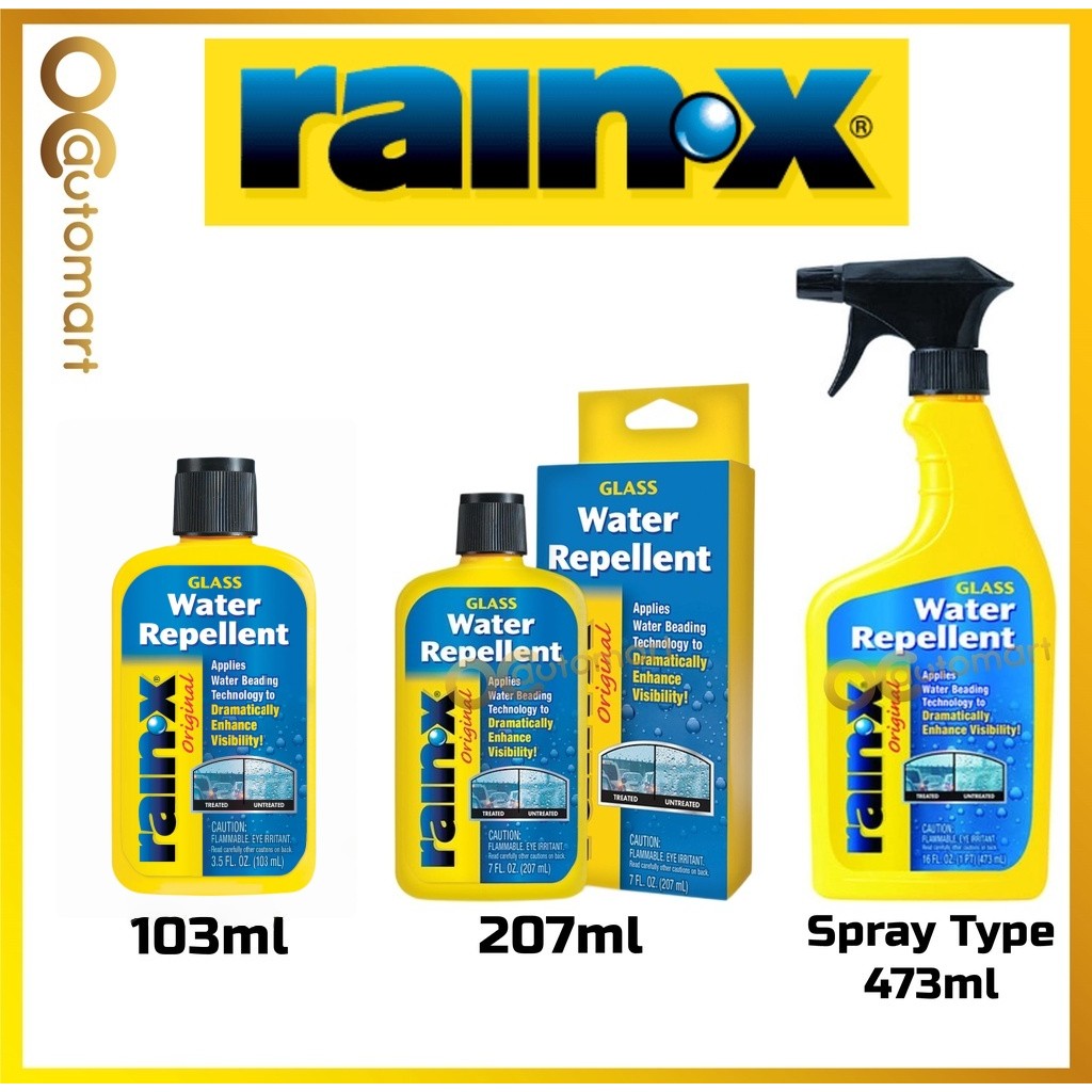 Rain-X Water Repellent Rain X Rainx Window Glass Repellent Original ...