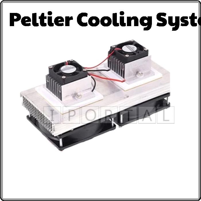 TEC1 12706 Thermoelectric Peltier Heat Sink Cooling Fan DIY System ...