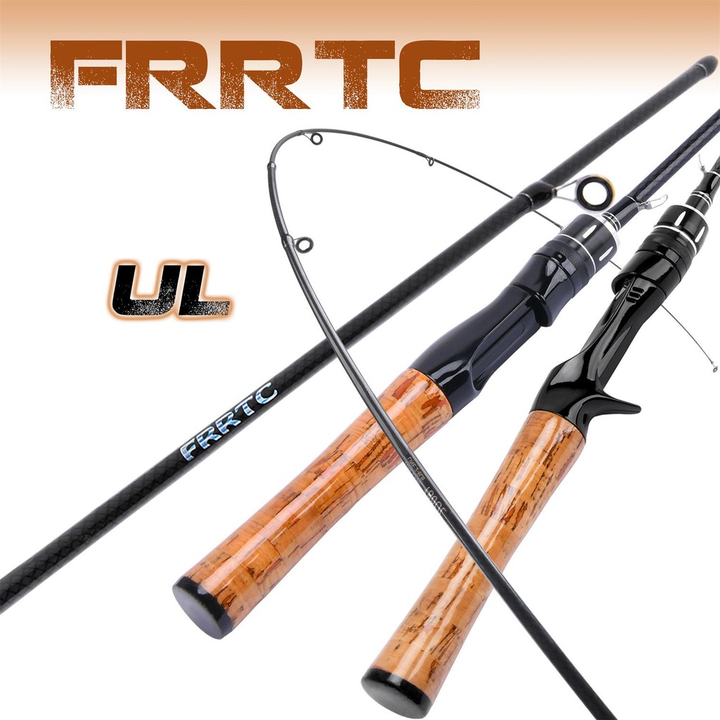 FRRTC 1.68/1.80M UL Fishing Rod Spinning/Casting Ultralight Carbon ...