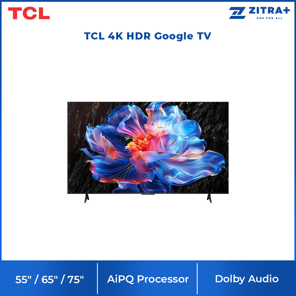 [2025 New Model] TCL 55"/65"/75" 4K HDR Google TV | P61K Series | Dolby ...
