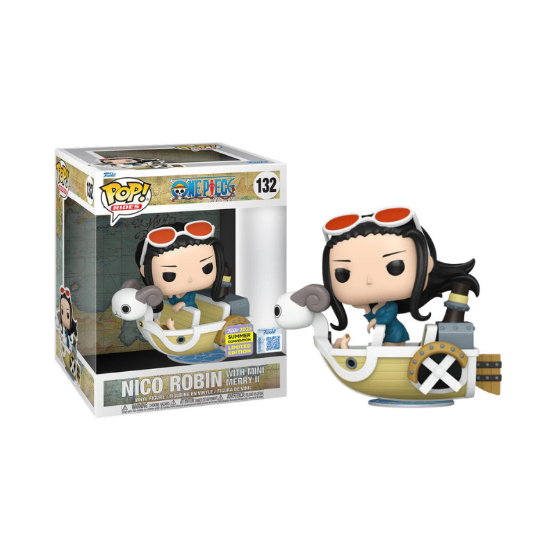 Funko Pop One Piece Nico Robin with Mini Merry II (SDCC 2025 Shared ...