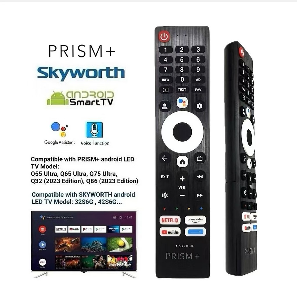 High Quality Compatible Prism+ / Skyworth / AOC smart android LED TV ...