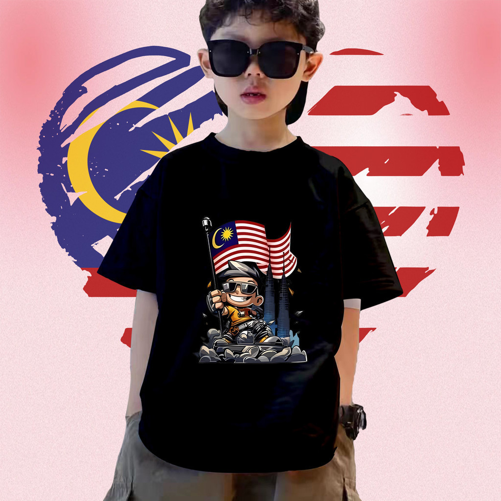 Boy Malaysia Merdeka Jalur Gemilang Girl Dress Baju Kanak Lelaki Kemeja ...