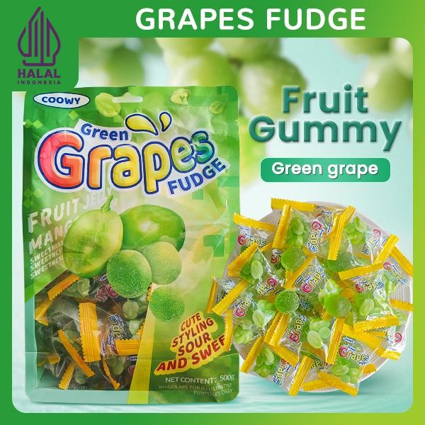 【Pensijilan Halal】Gula-Gula Getah Rasa Anggur Hijau｜Aroma Anggur Hijau ...