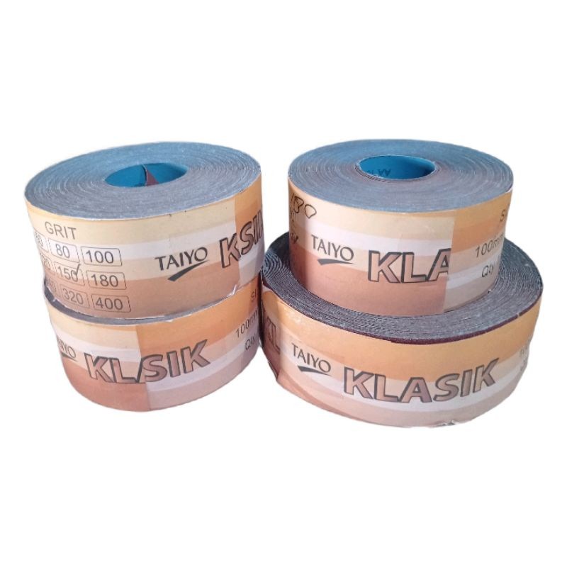 ORIGINAL CLASSIC TAIYO CLOTH ROLL SANDPAPER (PRICE PER 1 ROLL / 50M ...