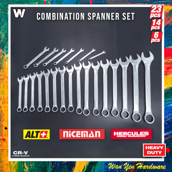 [CR-V Chromium-vanadium] HERCULES / ALT+ / NICEMAN Spanner Set / Wrench ...
