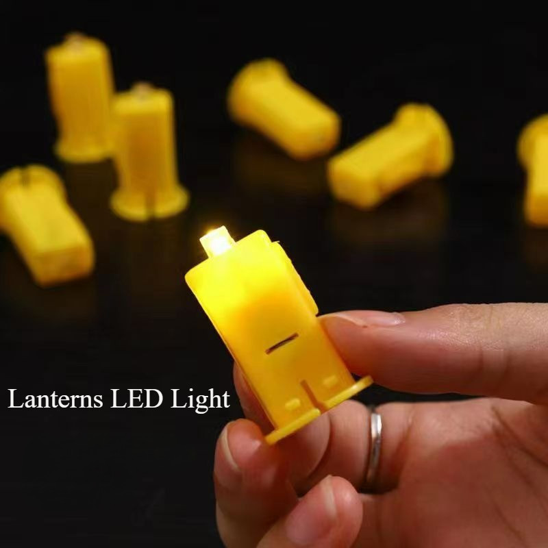 Lantern LED light Yellow Spring Festival DIY Lanterns LED Electronic ...