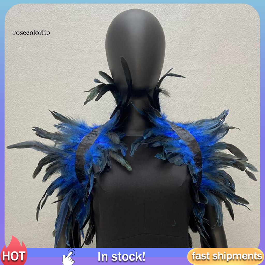 RR Feather Shawl Lady Ball Shawl Soft Adjustable Feather Shrug Shawl ...