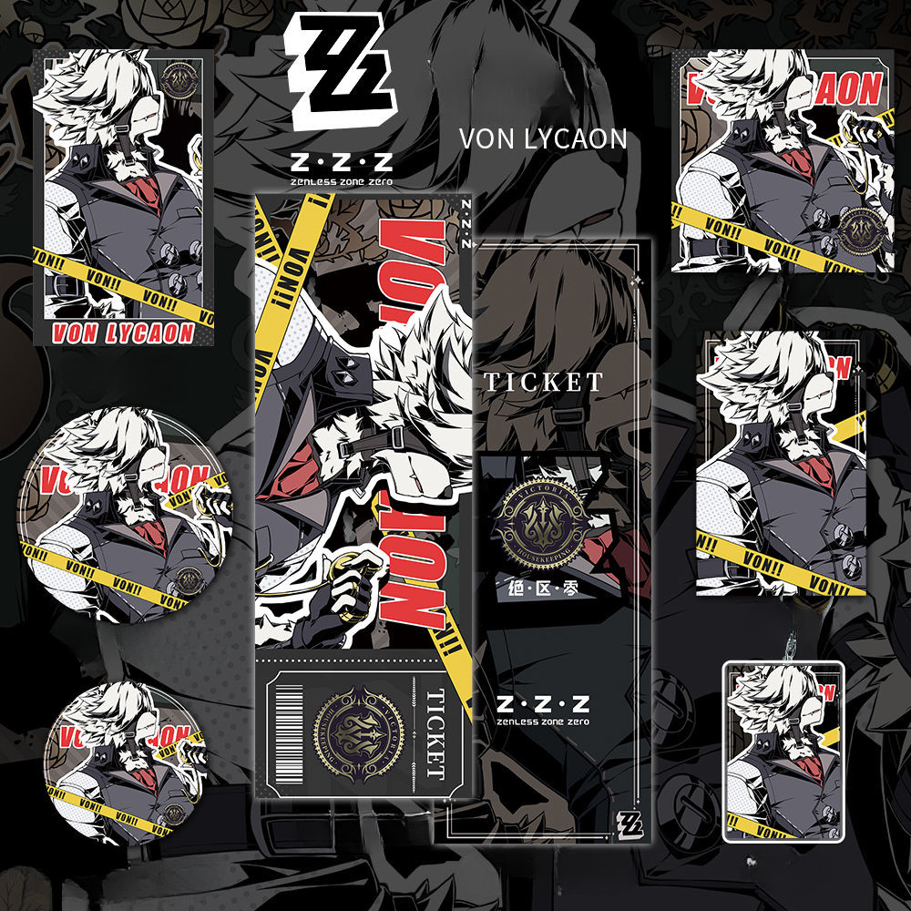 Zenless Zone Zero/ZZZ Von Lycaon seven sets of anime and human ...