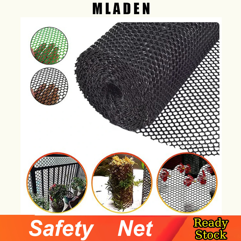 【Ready Stock】Plastic Safety Net Balcony Railing Protection Net Plastic ...