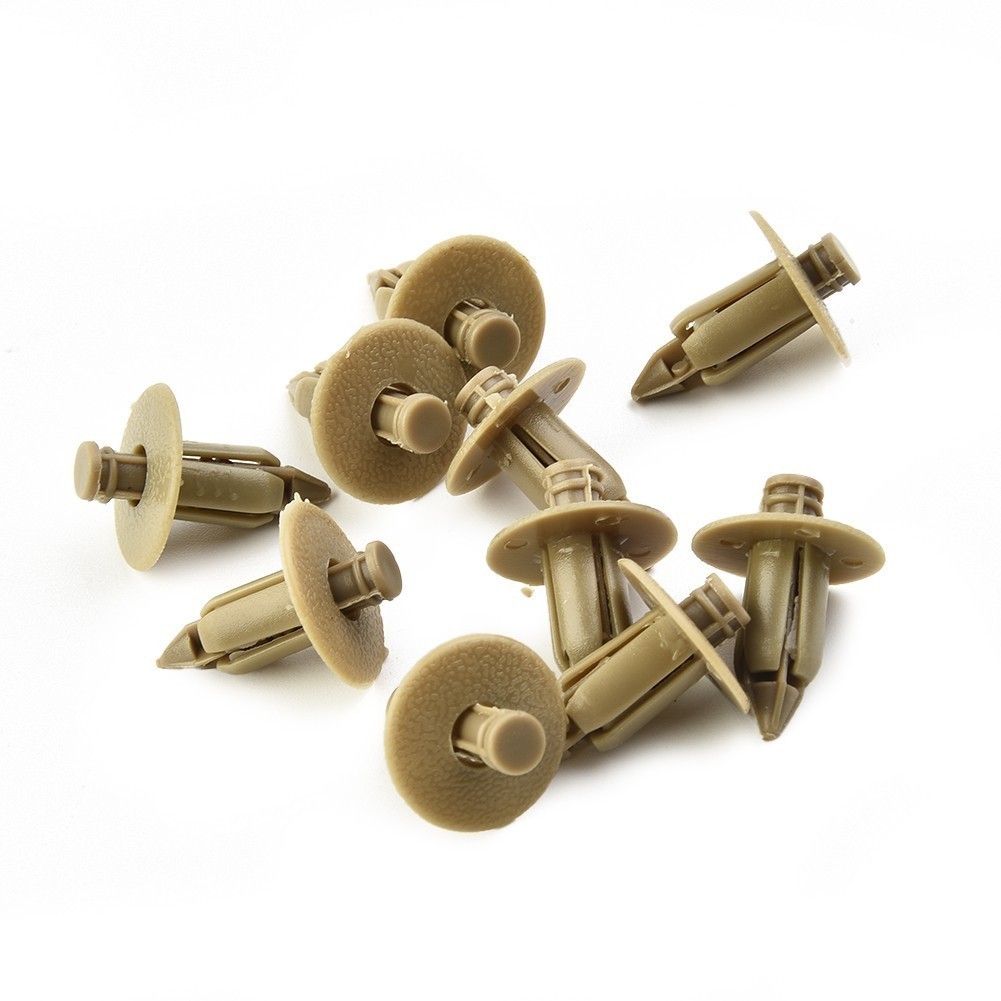 Ready stock 10pcs 7mm Hole Dia Push In Car Door Trim Fender Rivets ...