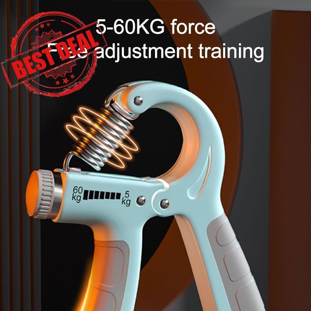 5-60kg Hand Gripper,r-shape Adjustable Countable Hand Gripper Grip ...