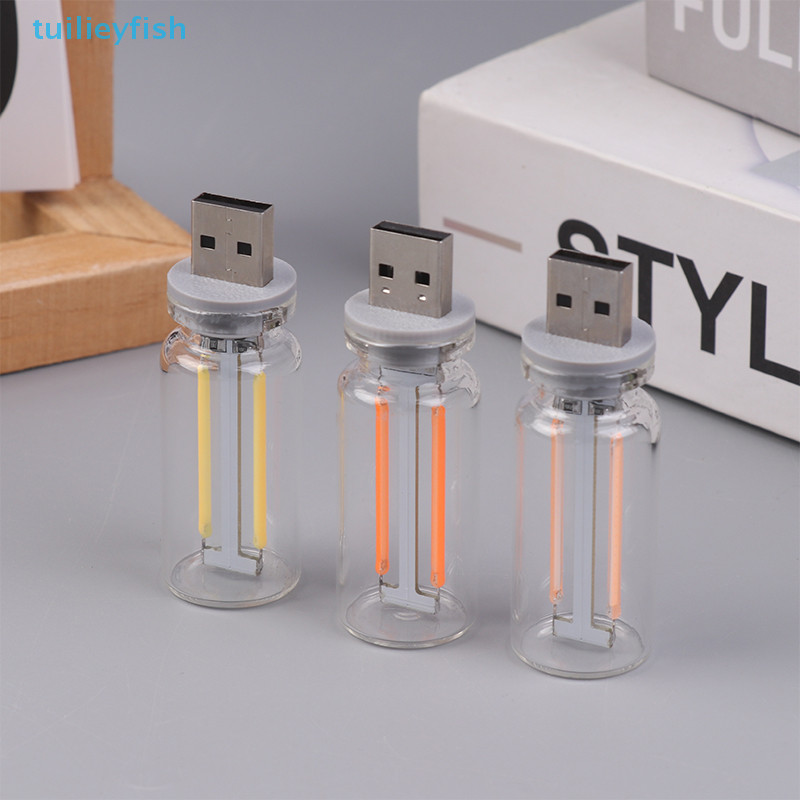 【tuilieyfish】 Retro USB LED Filament Touch Dimming Bulb 5V Retro LED ...