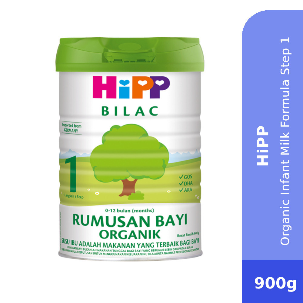 HiPP BILAC Infant Milk Powder Step 1 (0-12 Months) 900g - Susu Formula ...