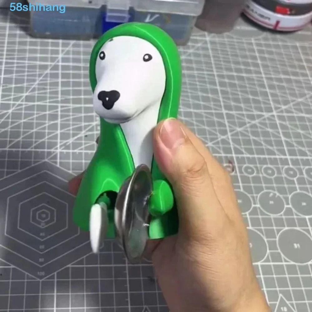 SHIHANG Knocking The Basin Puppy Doge, Green Clothed Dog Interactive ...