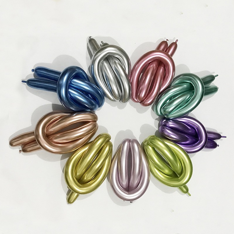 1 long balloon (worm balloon) with super emulsion for birthday and ...