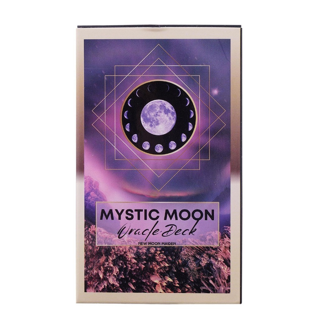 Mystic Moon Oracle Cards Tarot Decks Mysterious Moon Cards Fate Divination English Version Tarot ...