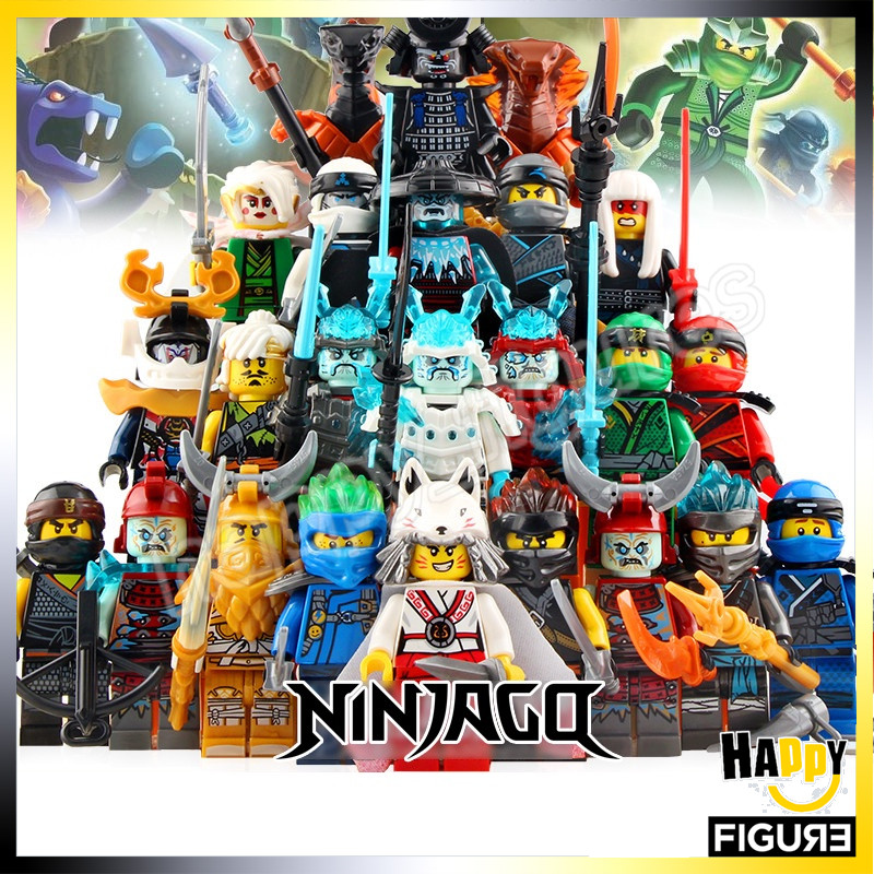 Ninja Master Wu Minifigures General Vex Ninjago Ice Emperor Shark Army ...