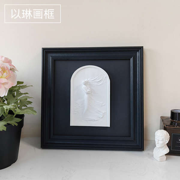frame gambar frame gambar dinding Dilapisi dengan bingkai gambar, hitam ...