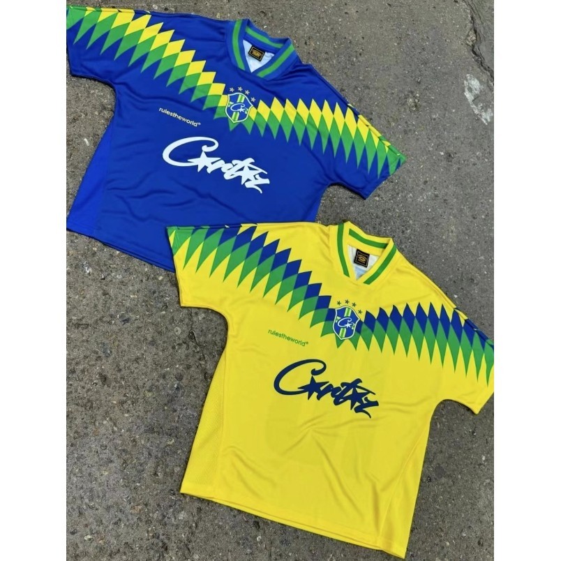 New blue and yellow contrasting color patch work embedded basketball ...