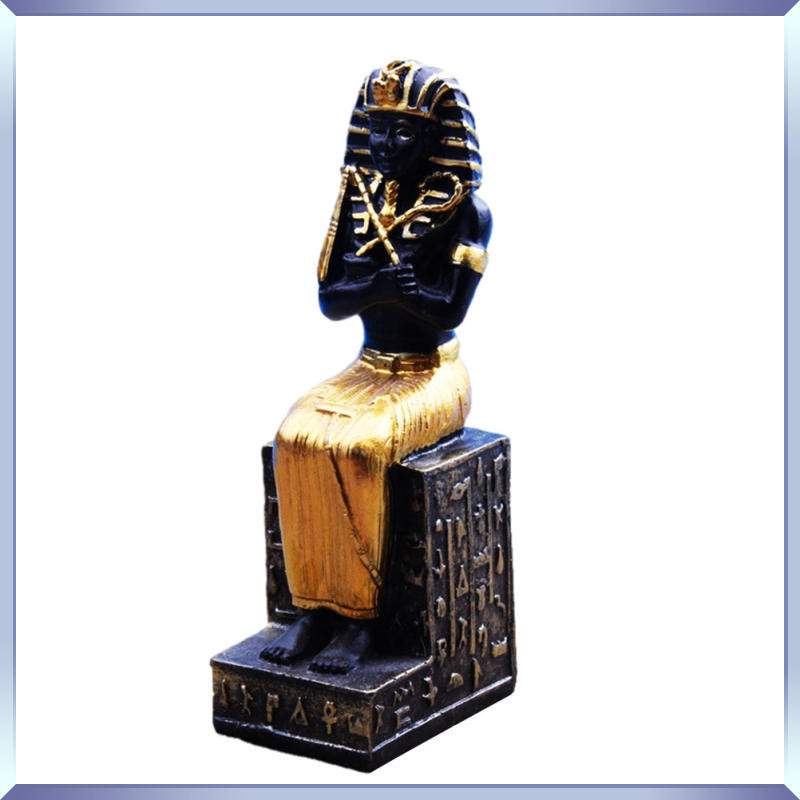 Egyptian Pharaoh King Collectible Figurine Gods Sculptures Figurines ...