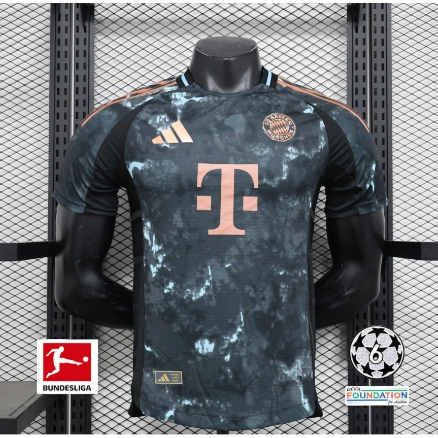 Player Issue 24/25 Bayern Munich Jersey Away Football Shirt | Shopee ...
