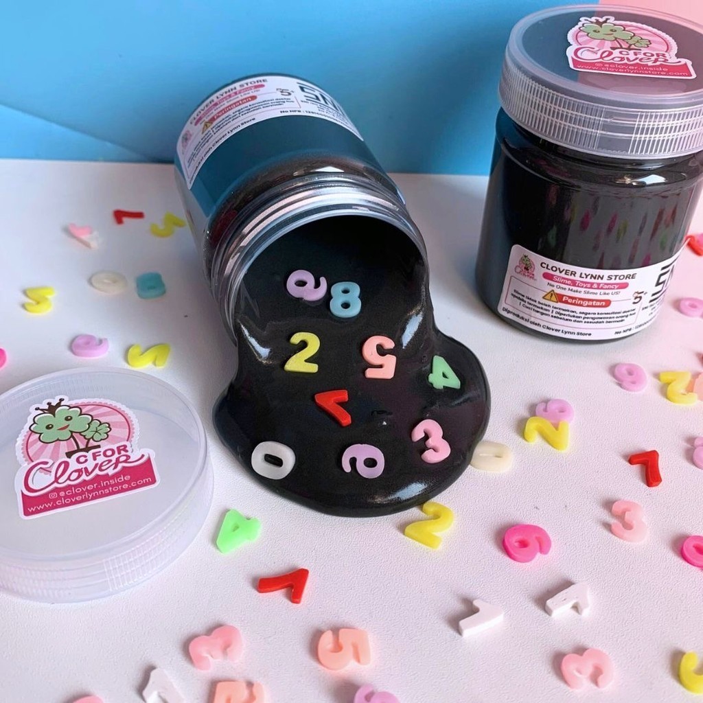 Numbers AND ALPHABET SLIME BY CFORCLOVER Children's Motor Sensory Toy ...