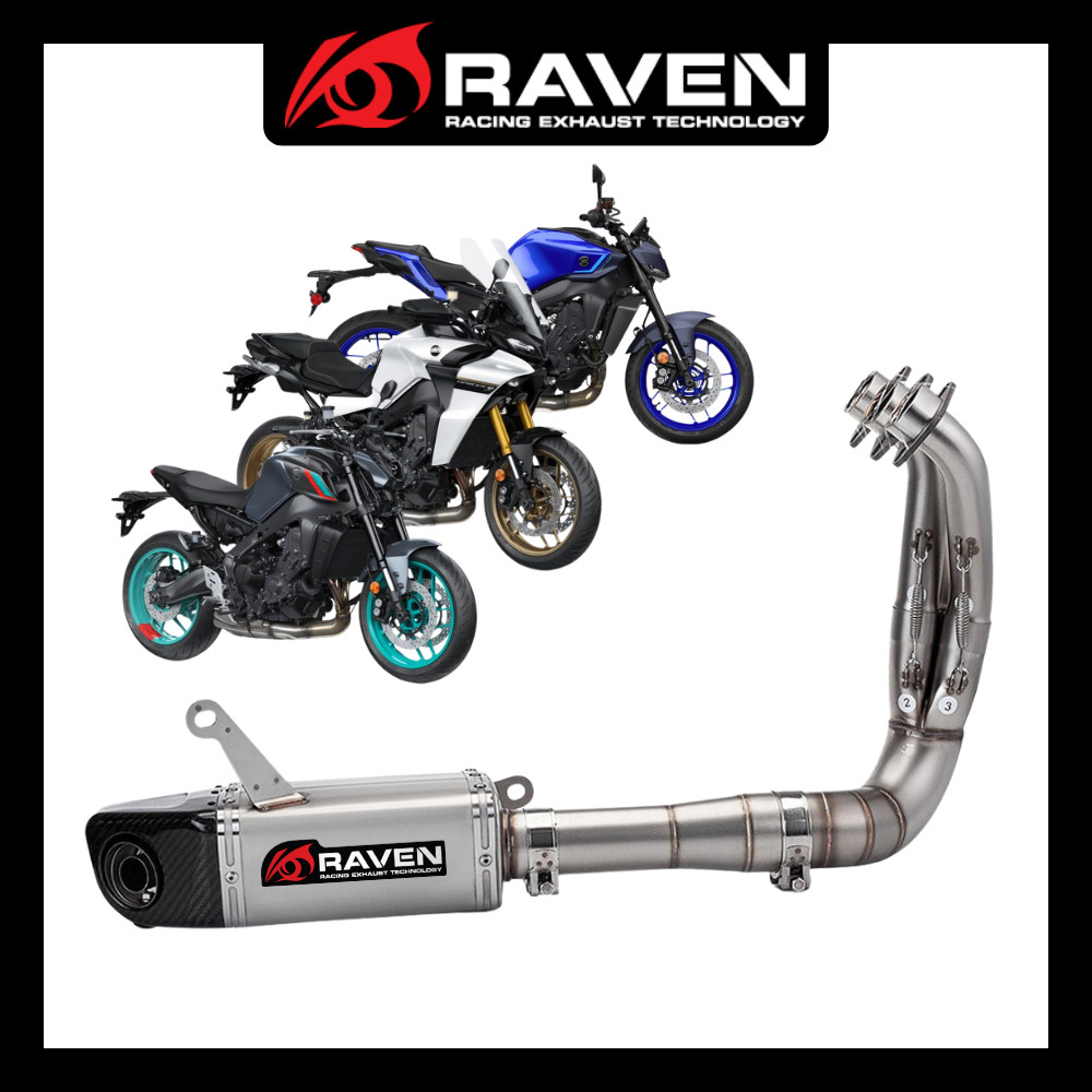 Raven Yamaha MT09 2021-2024 Tracer 9 GT Full System Stainless Steel ...
