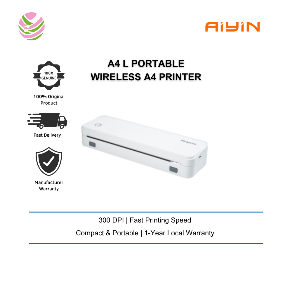AIYIN A4 L Portable Wireless A4 Printer | Shopee Malaysia
