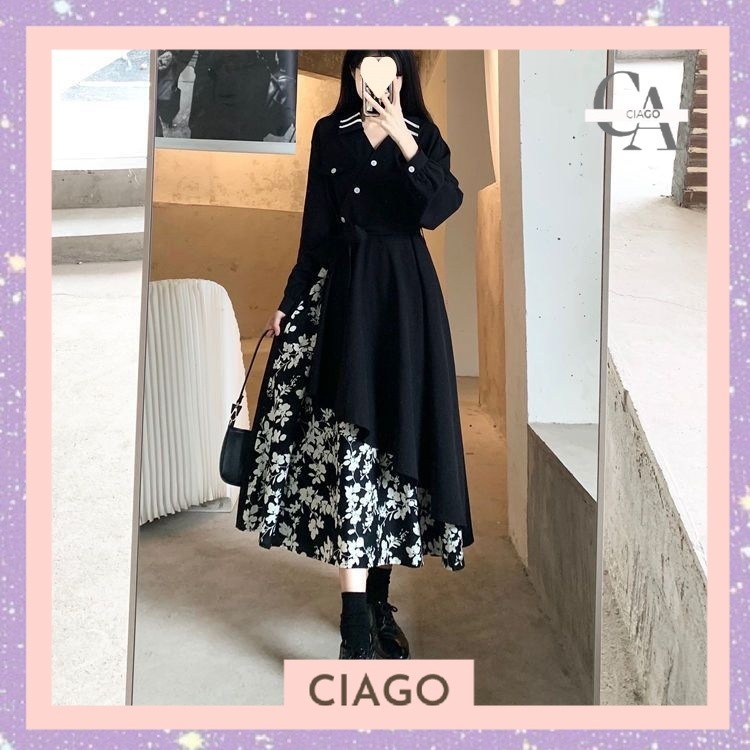 Ciago Fashion dress hijab korean style bkk6714 | Shopee Malaysia