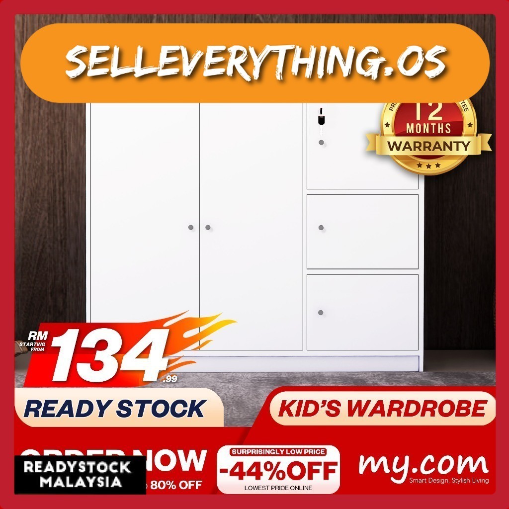 (SHOCKING SALE) [LOCK & HANGER] Kid's Wardrobe my-com/Children Wardrobe ...