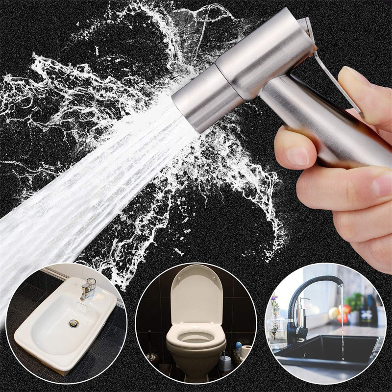Stainless Steel 304 High Pressure Matt Gold Hand Sprayer Bidet Sets ...