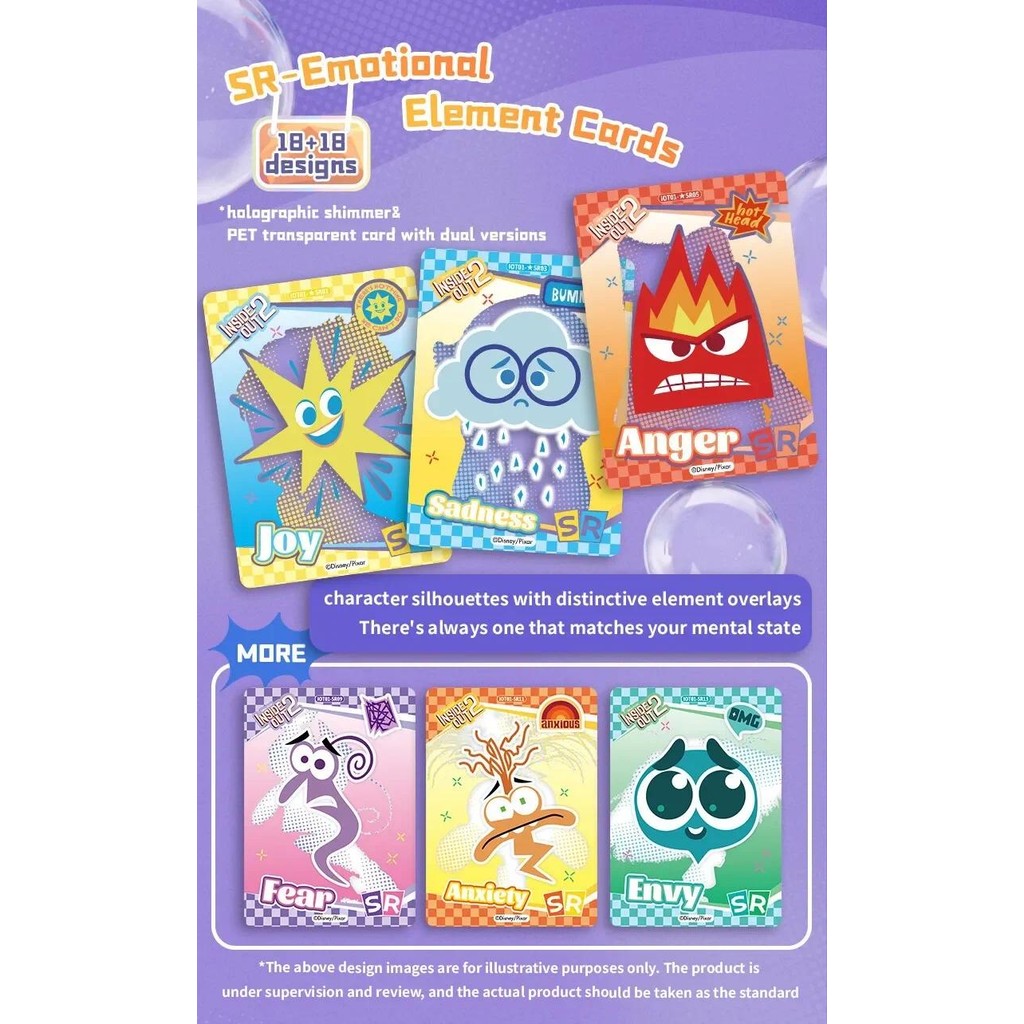 Inside Out 2 Blind Box Cards Booster Box Anime Tcg Ccg Collectable Gift ...