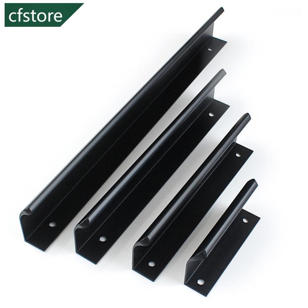 CFSTORE Gold Black Hidden Cabinet Pulls Aluminum Alloy Kitchen Cupboard ...