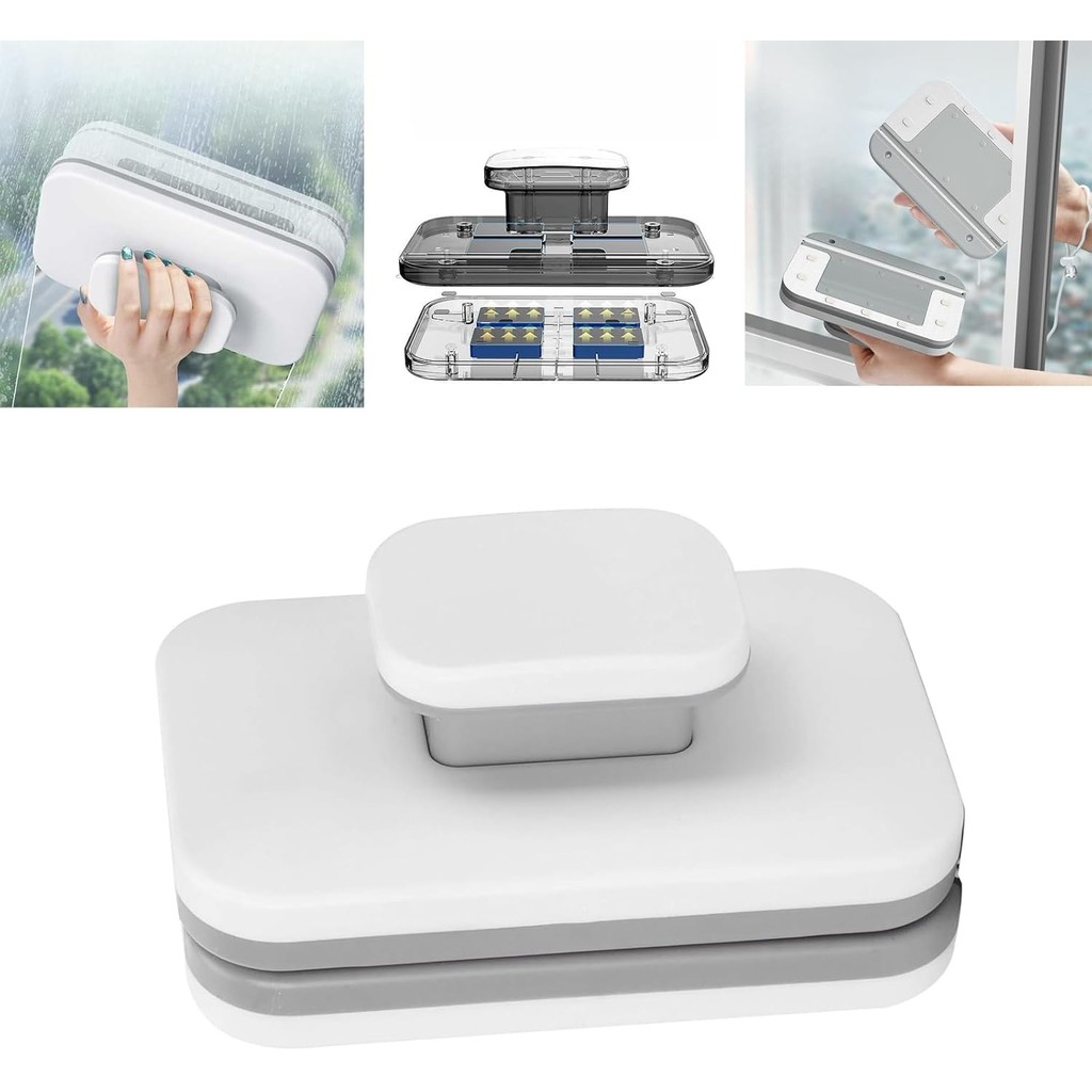 Double-Sided Magnetic Window Cleaner, 2024 New Adjustable Magnetic ...