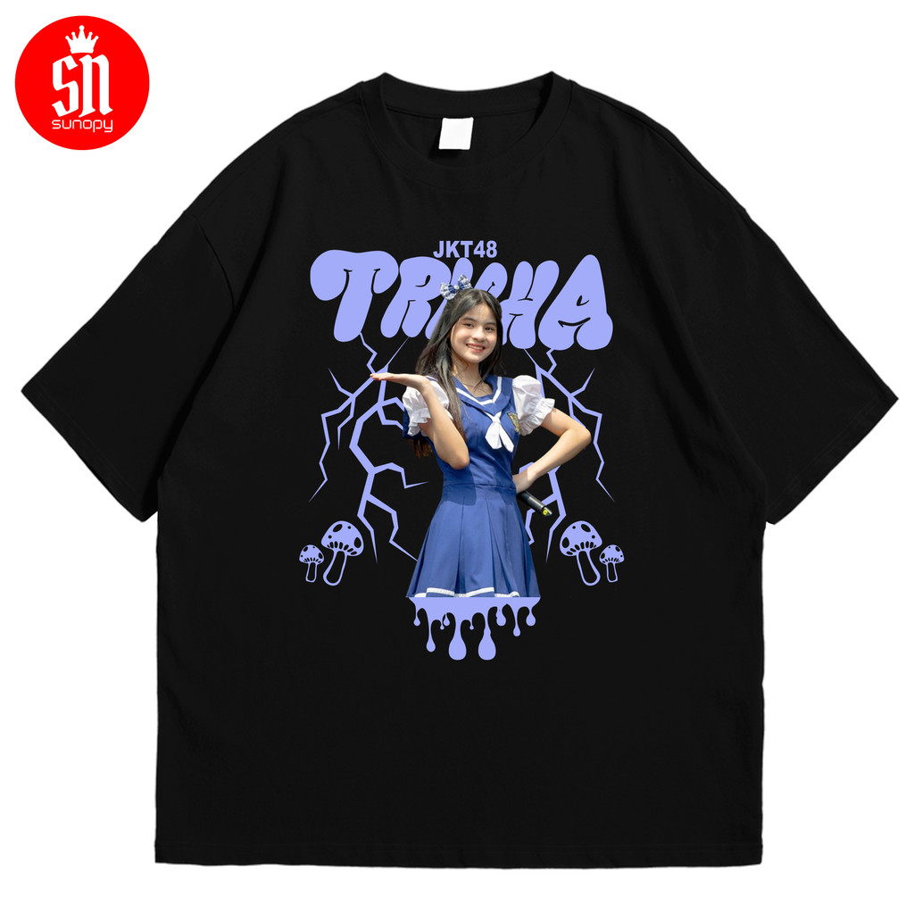 SUNOPY - T-Shirt JKT48 V9 Graffiti Vol.3 Dellyn Trisha Fritzy -JKT48 ...