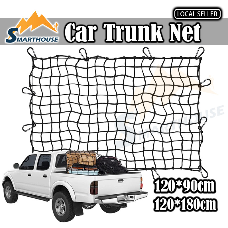 🚚🚚 Cargo Net 120*180cm Bungee Cord 4x4 Pickup Truck Accessories Cargo Net Car Roof Rack Net ...