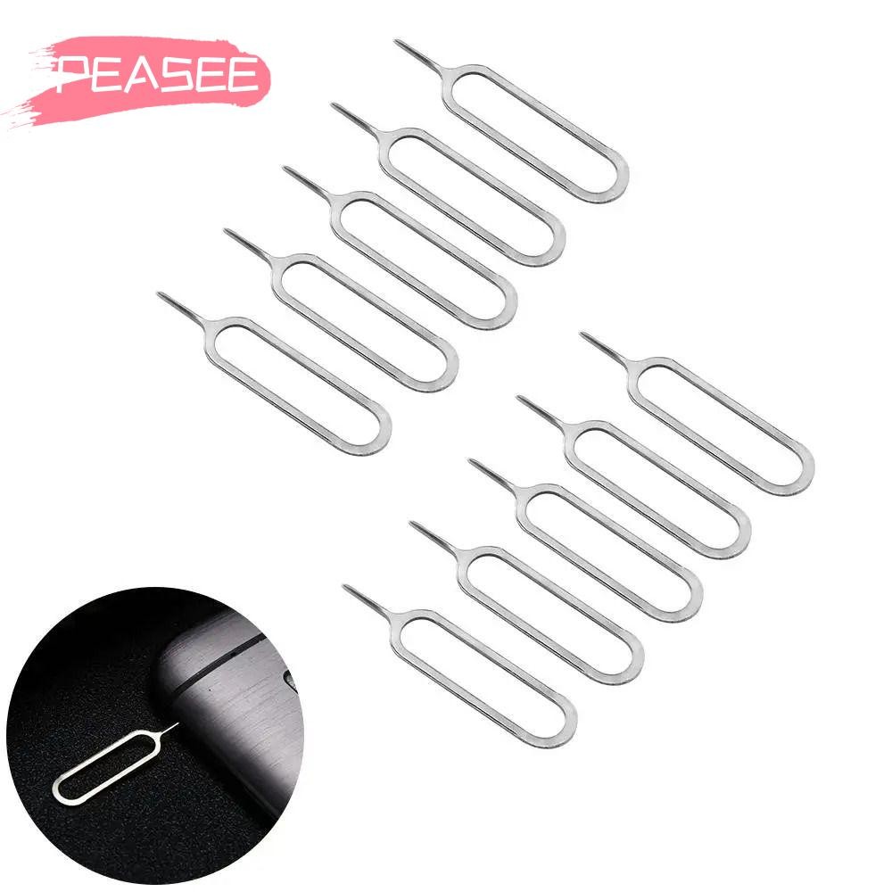 [PEASEE] 1/10PCS Sim Card Tray Ejector, Universal Metal Card Extractor ...