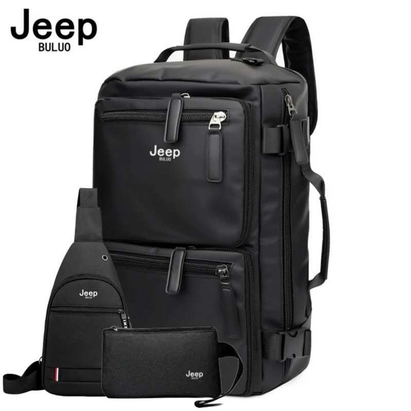 JEEP BULUO Brand Big Size Men Backpacks Large Capacity outdoor Riding ...