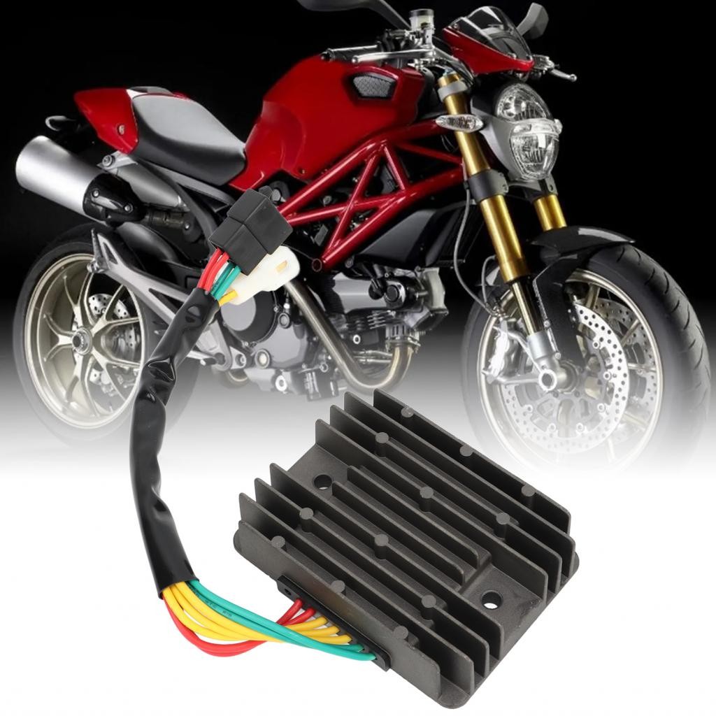 Titishop Motorcycle Voltage Rectifier Plug and Play Aging Resistant ...