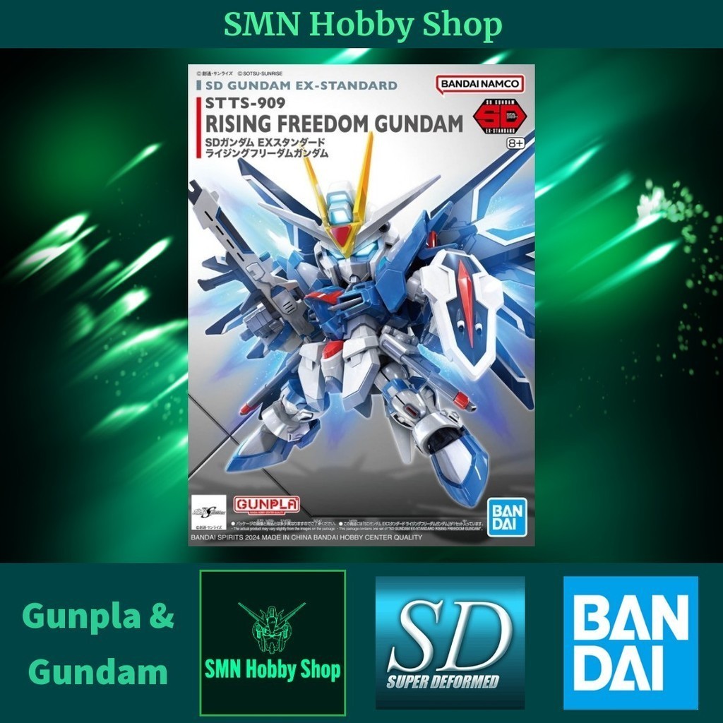 SDEX EX-Standard STTS-909 Rising Freedom 020 Gunpla Gundam Toys Plastic Model Kit [Mobile Suit ...