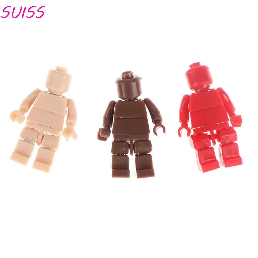 SUISS Building Blocks, Movable Head Waist Hand Building Mini Doll ...