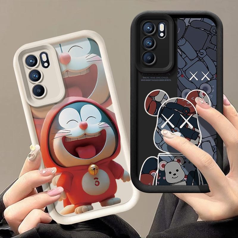Soft Silicone Cartoon Case For OPPO A16 A 16 CPH2269 Cute TPU Phone ...