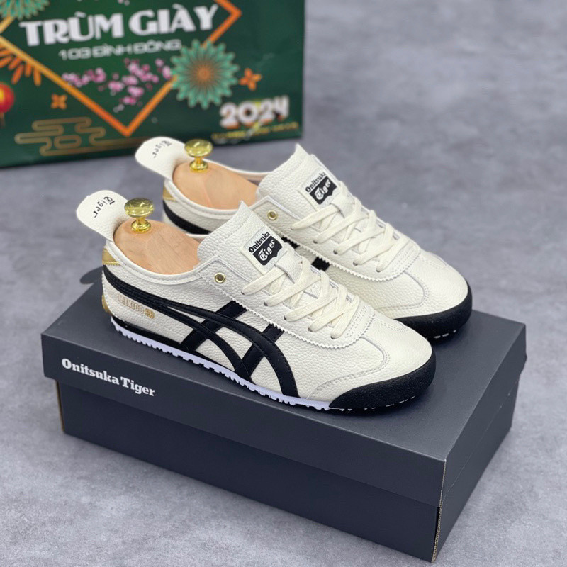 [Shoe cover] Onitsuka Tiger Mexico 66'cream Black' full box QKXX ...
