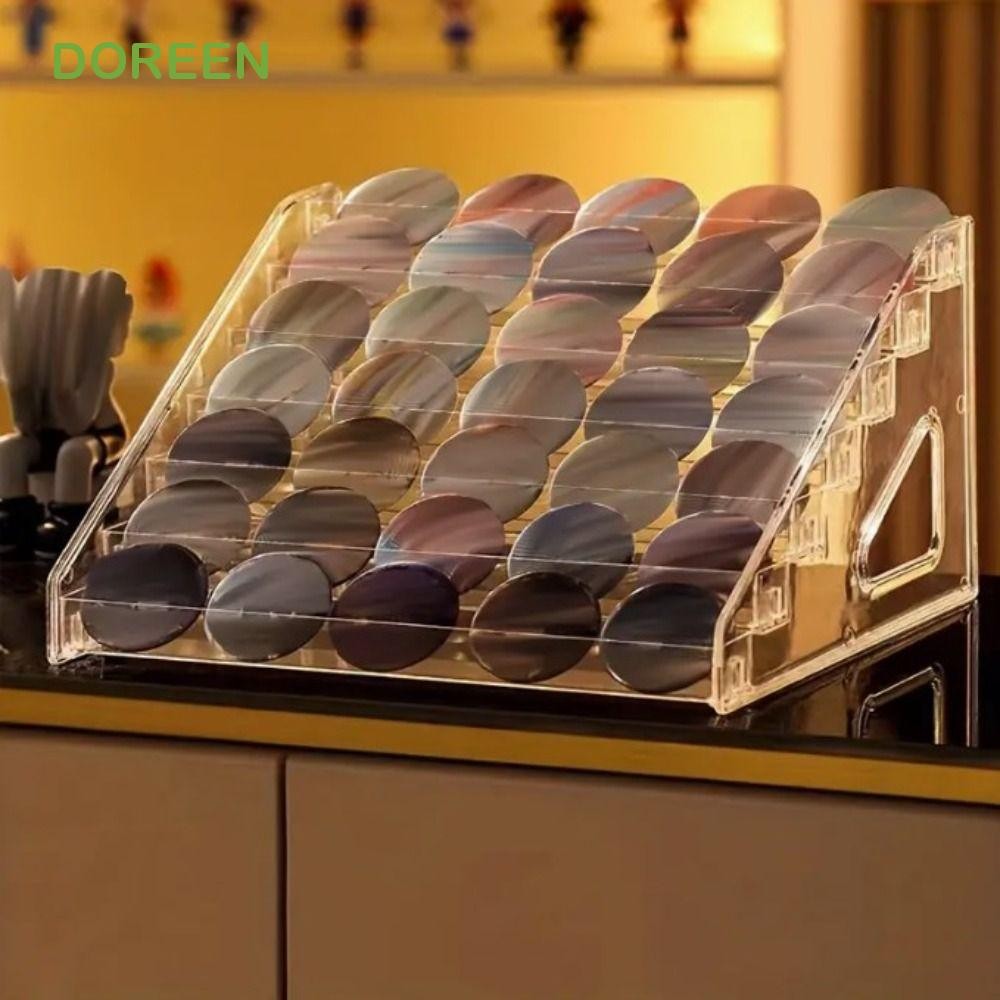DOREEN Bar Stand Display Rack, Desktop Organizer Badge Storage Rack ...