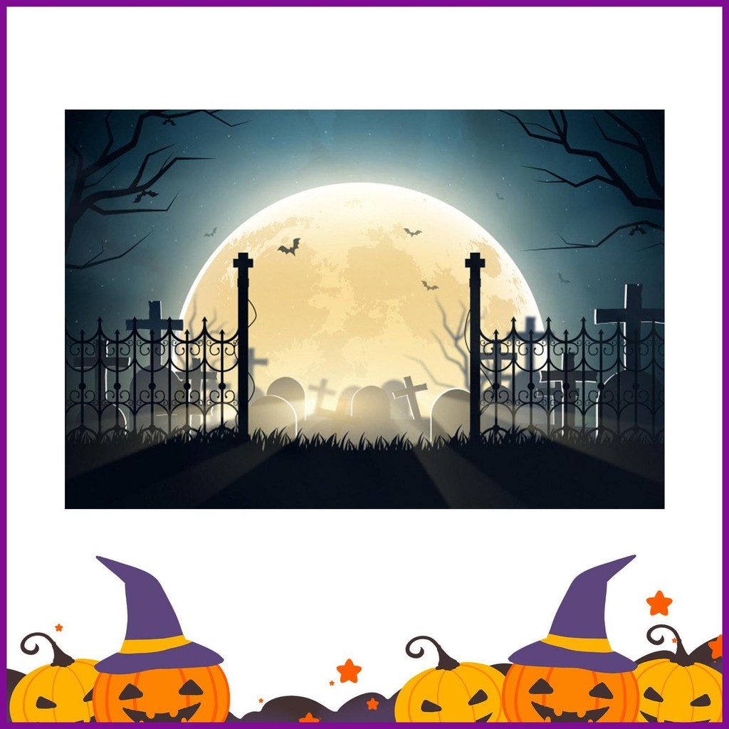 Halloween Wall Backdrop Multipurpose Halloween Backdrop Banner ...