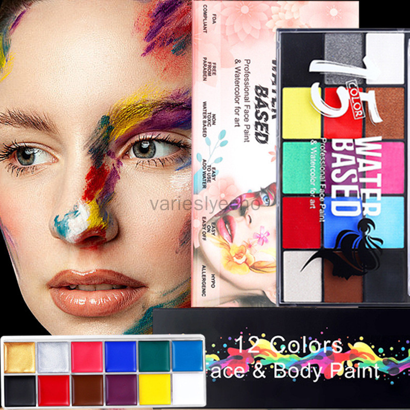 Face Painting Kit for Kids, 42 Colors Safe and Non-Toxic Large Water ...